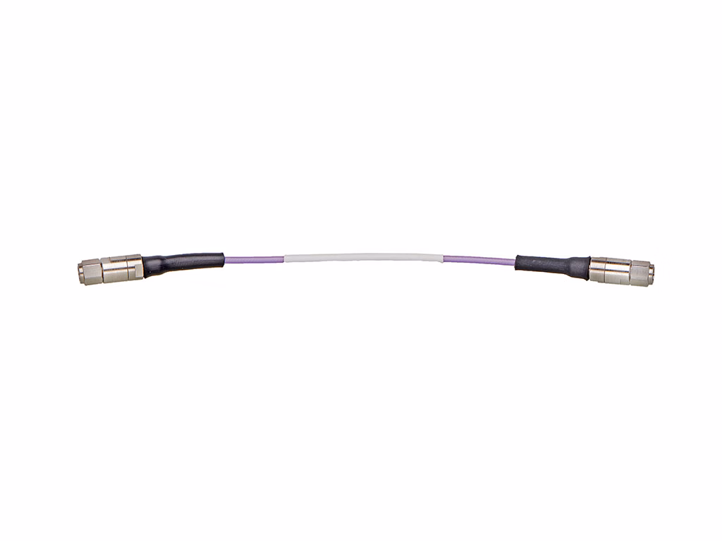4.3 10 Straight Plug to 4.3 10 Straight Plug with Boot and Overmold on 1/2