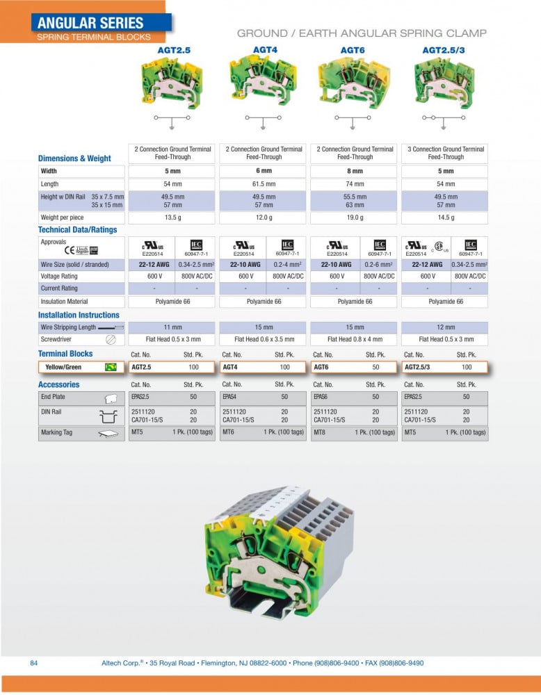 Altech EPAS2.5 technical document page 1