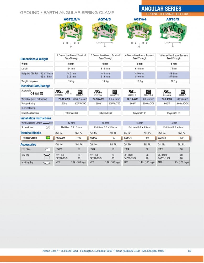 Altech EPAS2.5 technical document page 2