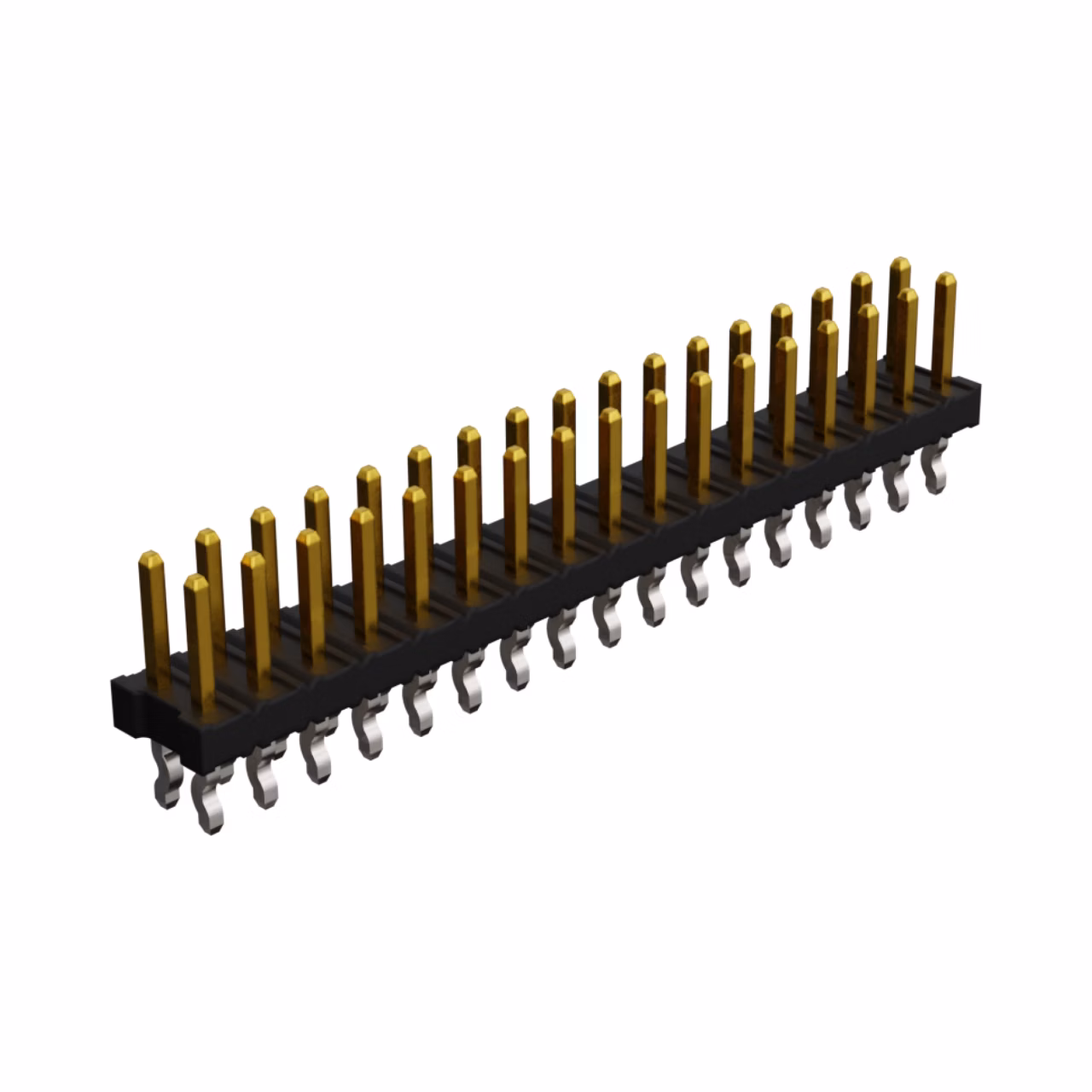 2.00mm Pitch Milli-Grid Straddle Mount Header, 34 Circuits, 0.38µm Gold (Au) Selective Plating, Lead-Free for sale
