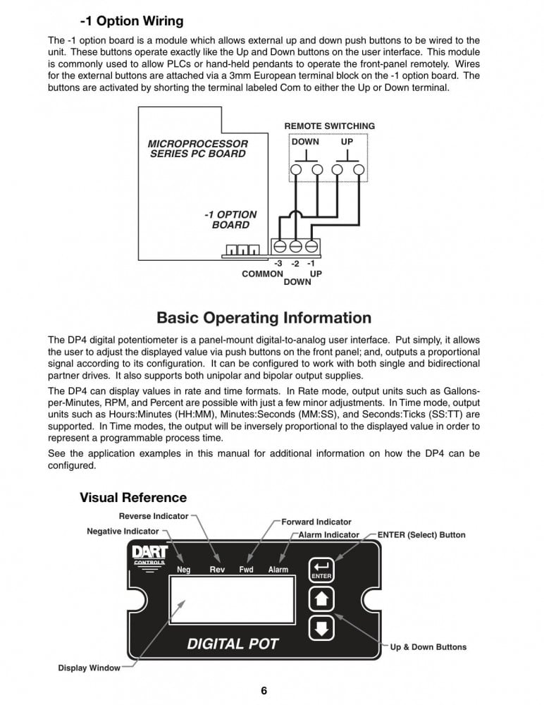 DART DP4 manual page 8
