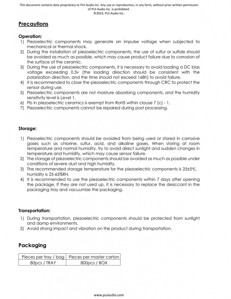 HD-PAC1212 datasheet page 3