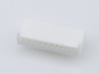 KK 254 Crimp Housing, Friction Ramp with Polarizing Ribs, 12 Circuits, Natural for sale