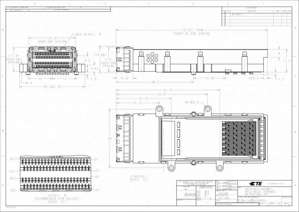TE Connectivity 2149733-1 drawing page 2