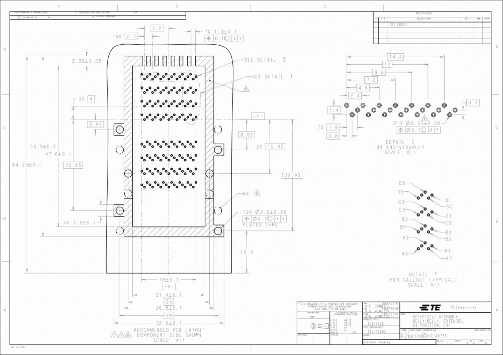 TE Connectivity 2149733-1 drawing page 4