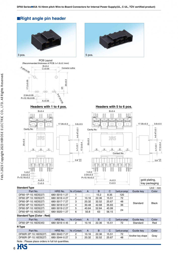 HRS DF60 datasheet page 6