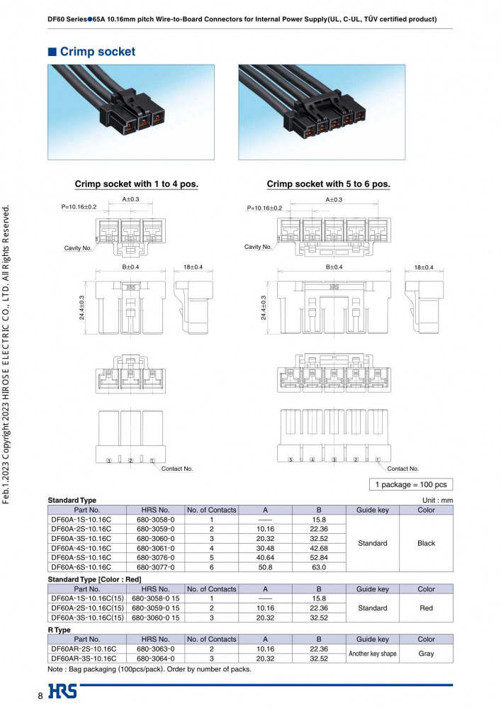 HRS DF60 datasheet page 8