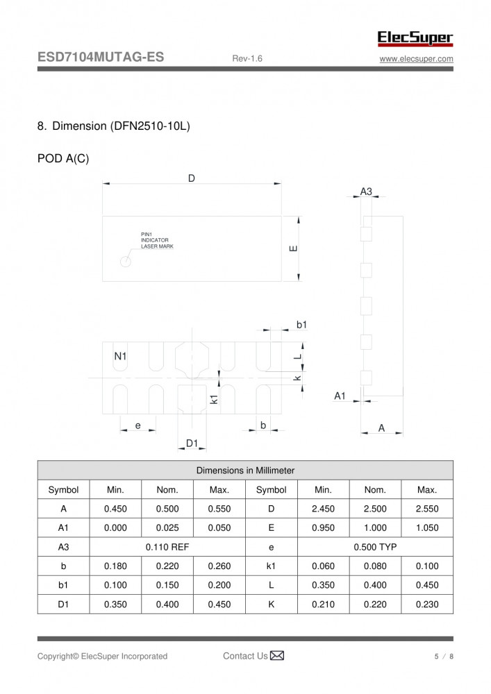 ESD7104MUTAG-ES datasheet page 5