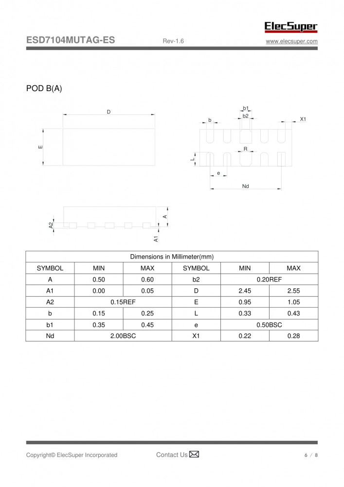 ESD7104MUTAG-ES datasheet page 6