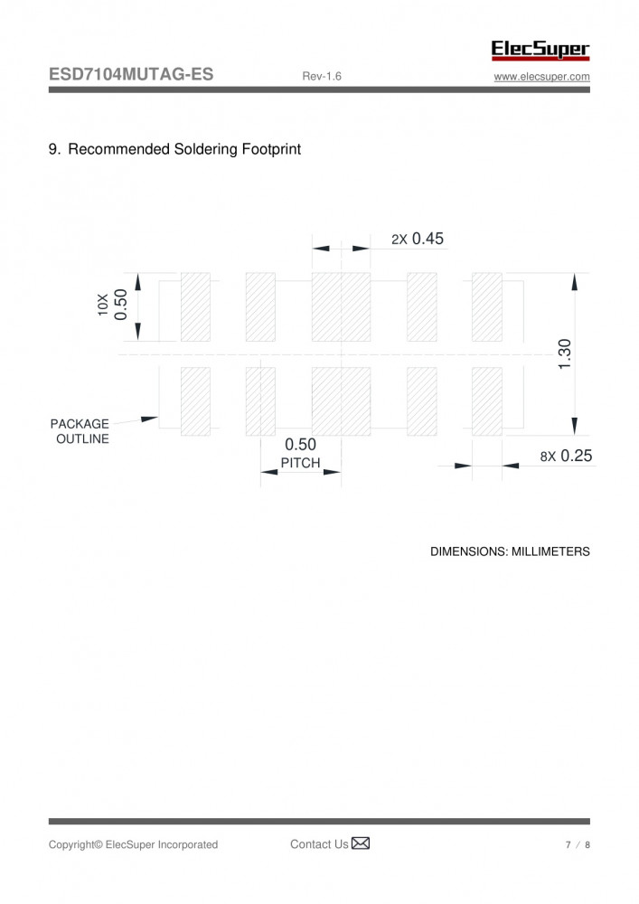ESD7104MUTAG-ES datasheet page 7