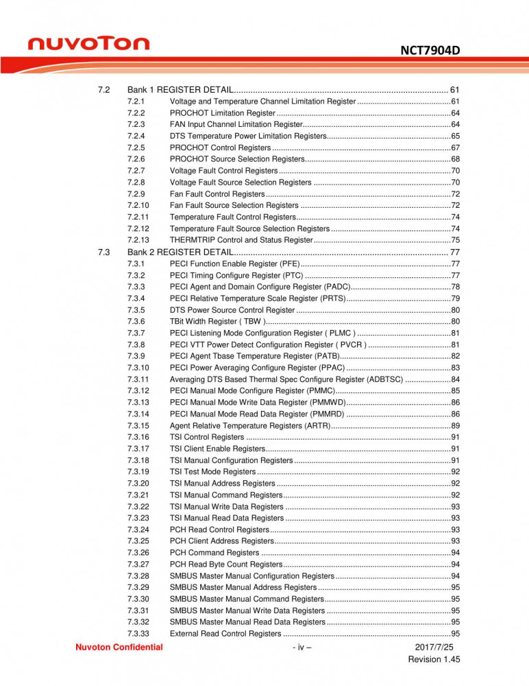 NCT7904D datasheet page 4