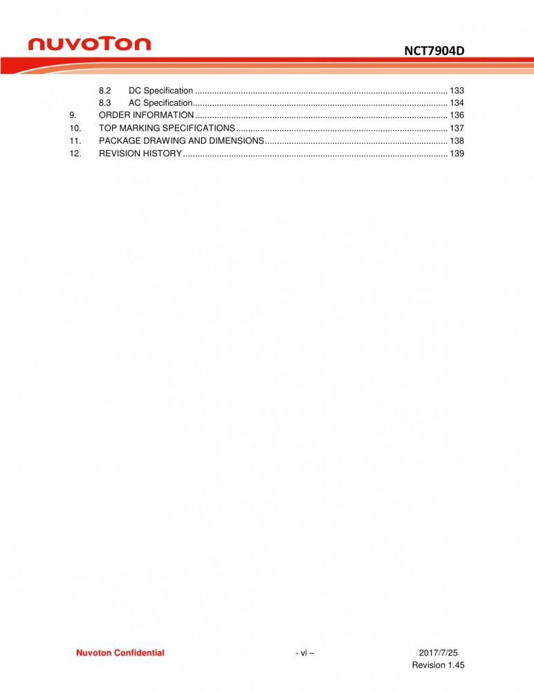 NCT7904D datasheet page 6