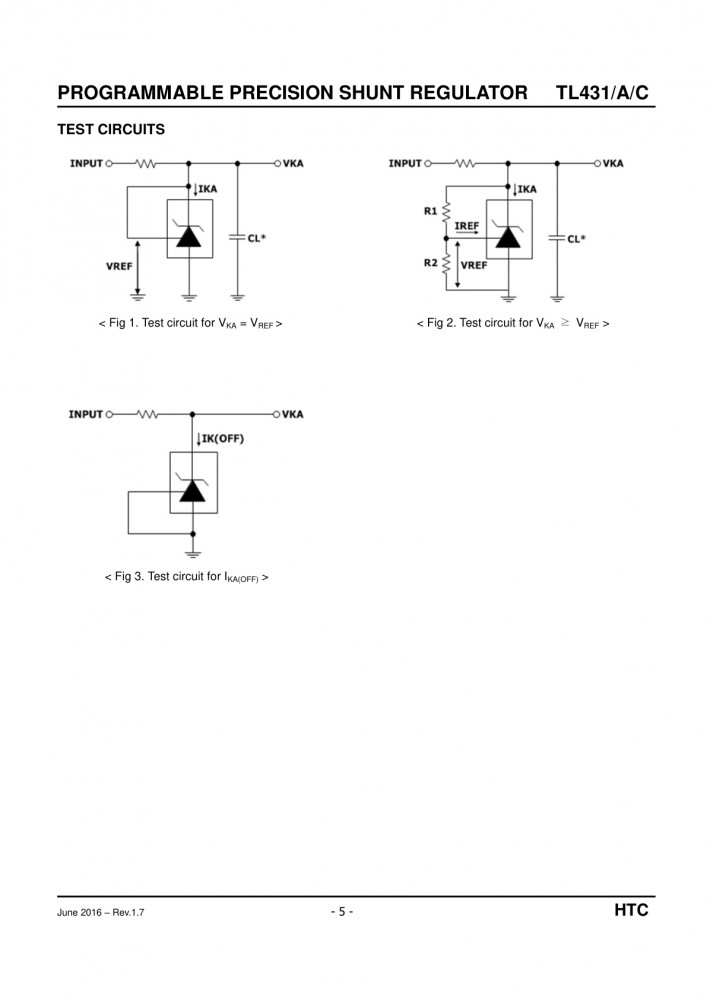 TL431 datasheet page 5