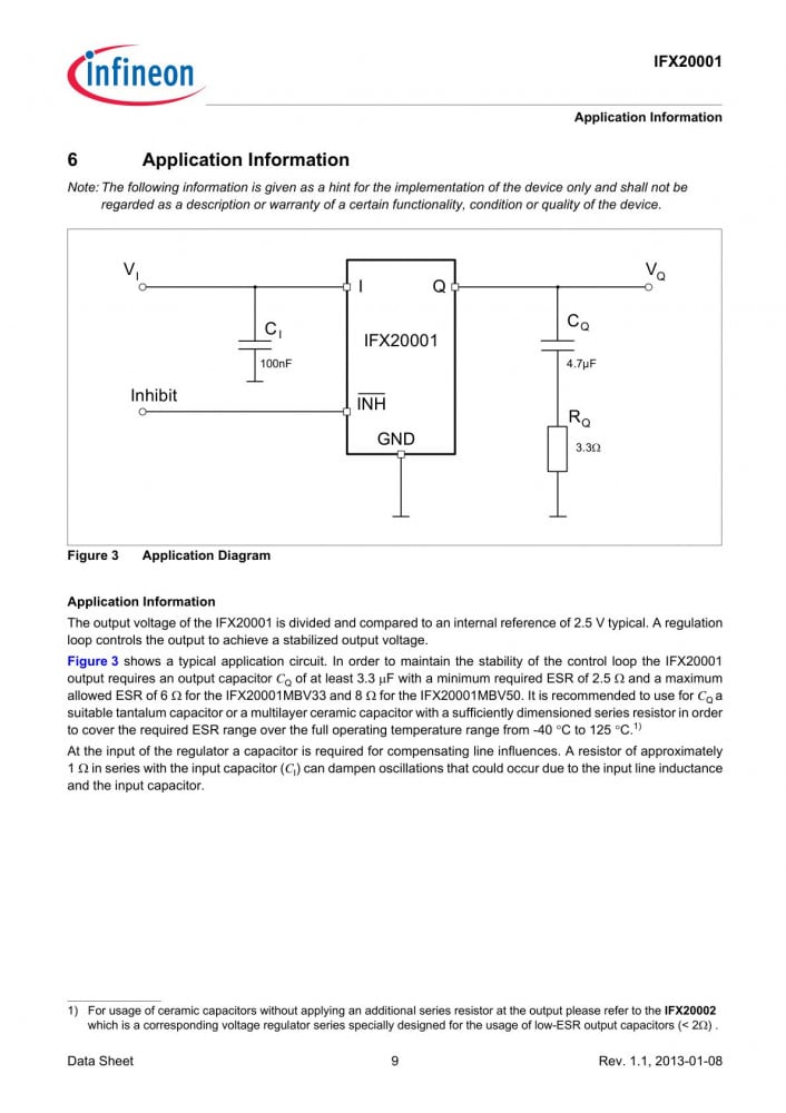 IFX20001 datasheet page 9
