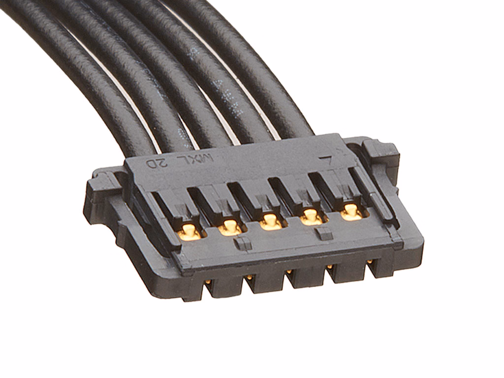 Pico-Lock-to-Pico-Lock Off-the-Shelf (OTS) Cable Assembly, 1.50mm Pitch, Single Row, 150.00mm Length, 5 Circuits, Black