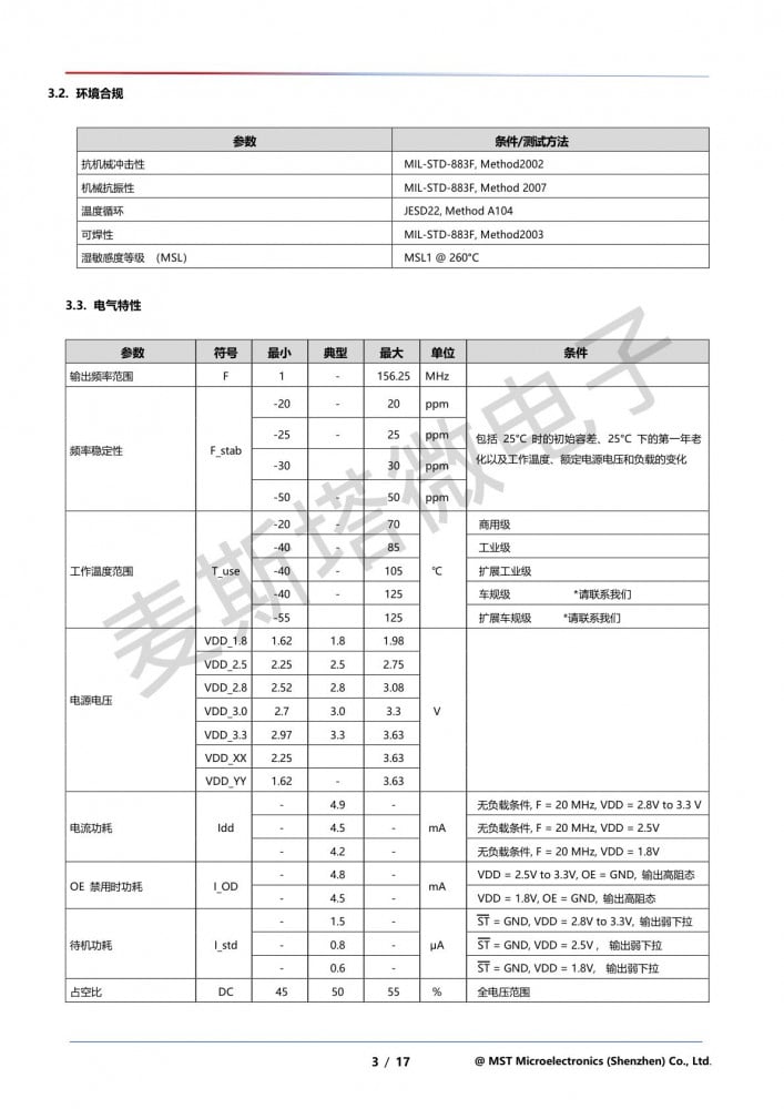 MST8011 datasheet page 3