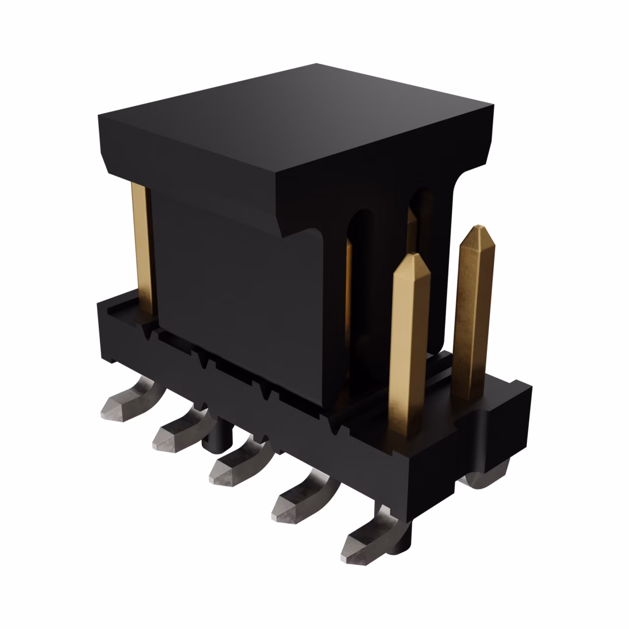 Milli-Grid Header, Vertical, Surface Mount, 10 Circuits, 0.38µm Gold (Au) Plating, Mating Pin Length 3.60mm, with Cap and Pegs, Tape and Reel, Lead-Free for sale