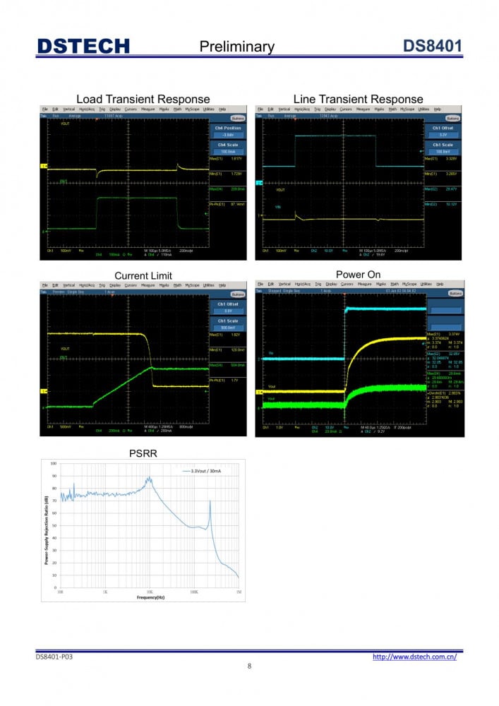 DSTECH DS8401N datasheet page 8