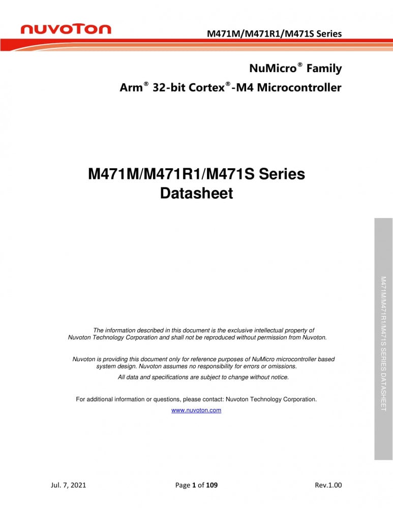 M471MD6AE datasheet page 1