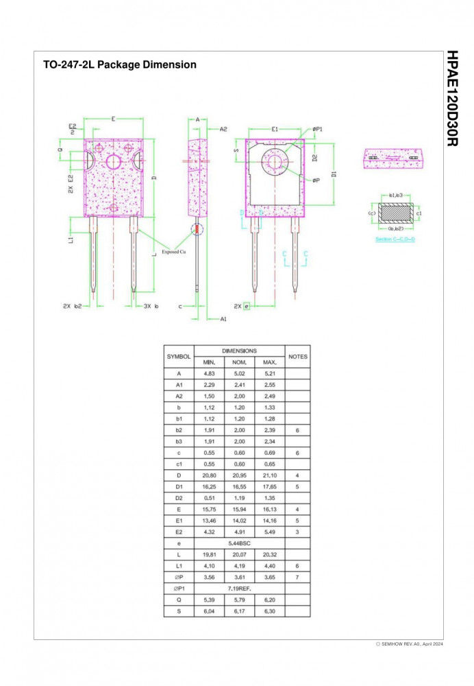 HPAE120D30R datasheet page 5