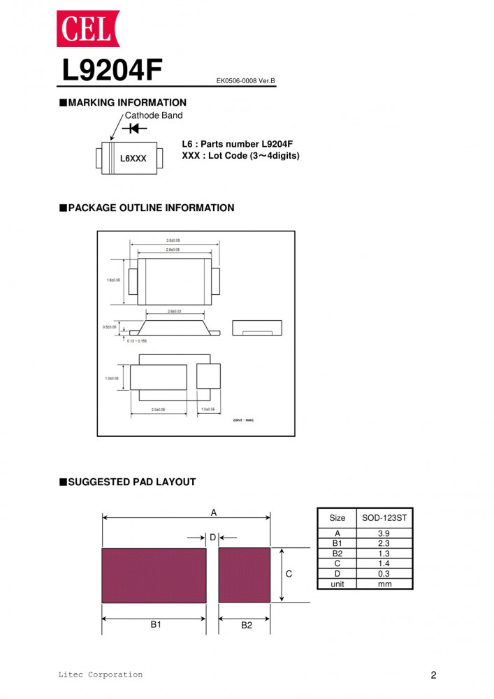 L9204F technical document page 2
