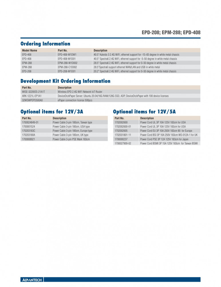 EPD-408 product document page 3