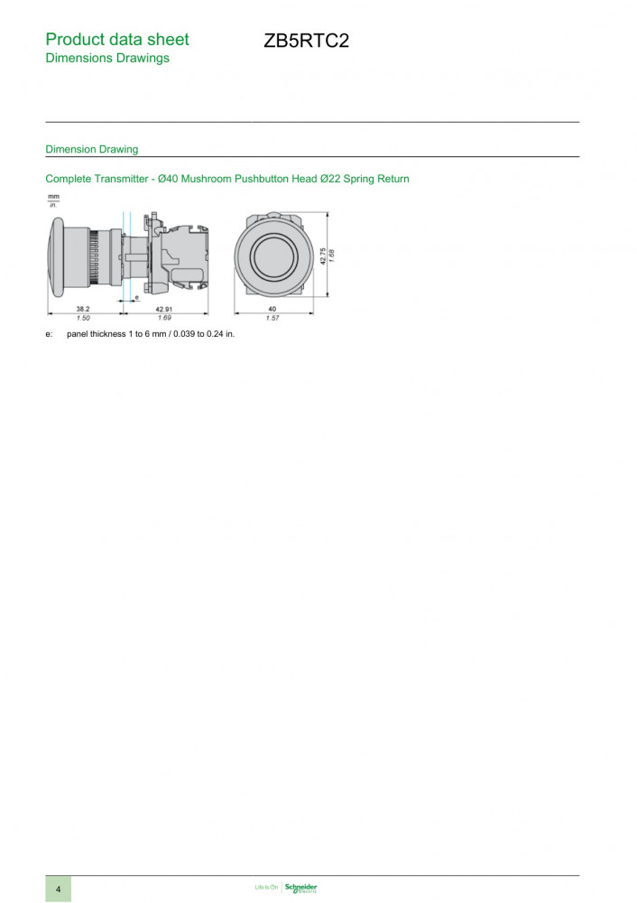 ZB5RTC2 technical document page 4