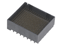 Impact 100 Ohm 6 Pair Vertical Backplane Header, Unguided, Dual Endwall,  16 Columns, 288 Circuits, Pin Length 5.50mm, Plated Through Hole Dimension 0.39mm, Lead-Free