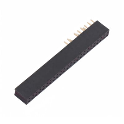 ZHOURI PM2.54-1*2-9T Female Socket Header Receptacle