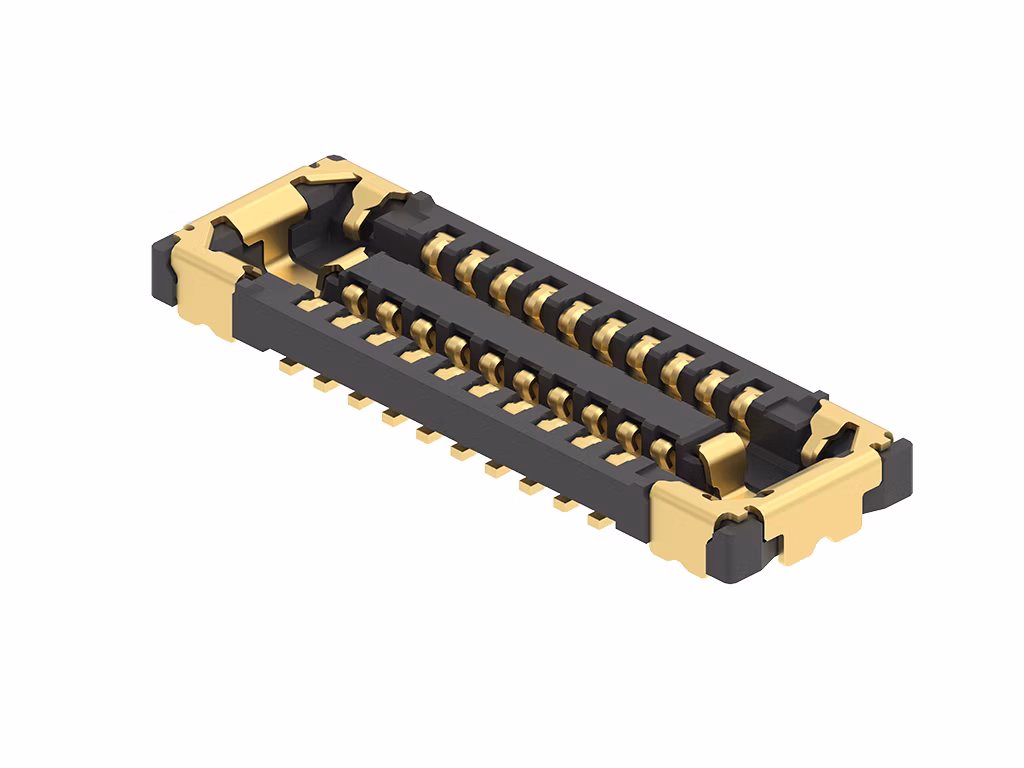 SlimStack Board-to-Board Plug, 0.35mm Pitch, ACB6+ Series, 0.60mm Mated Height, 1.90mm Mated Width, 60 Circuits, 8 Reels/Carton