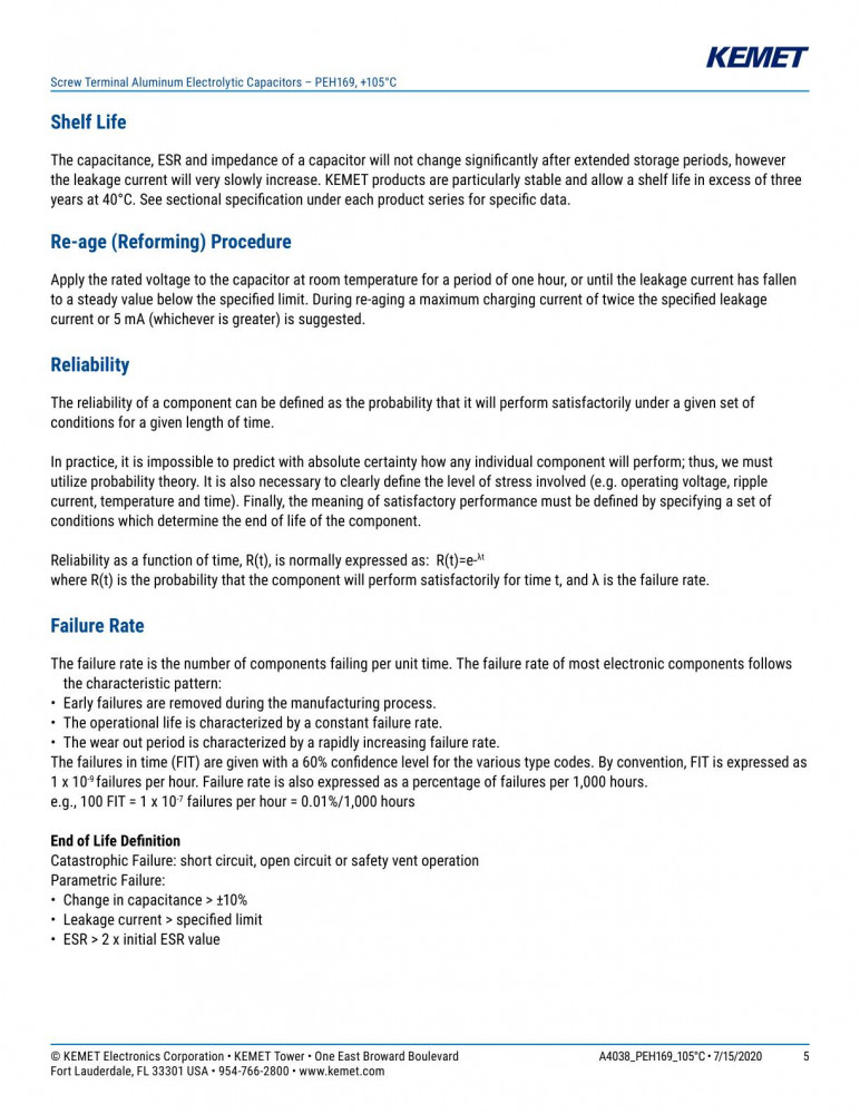 PEH169 datasheet page 5