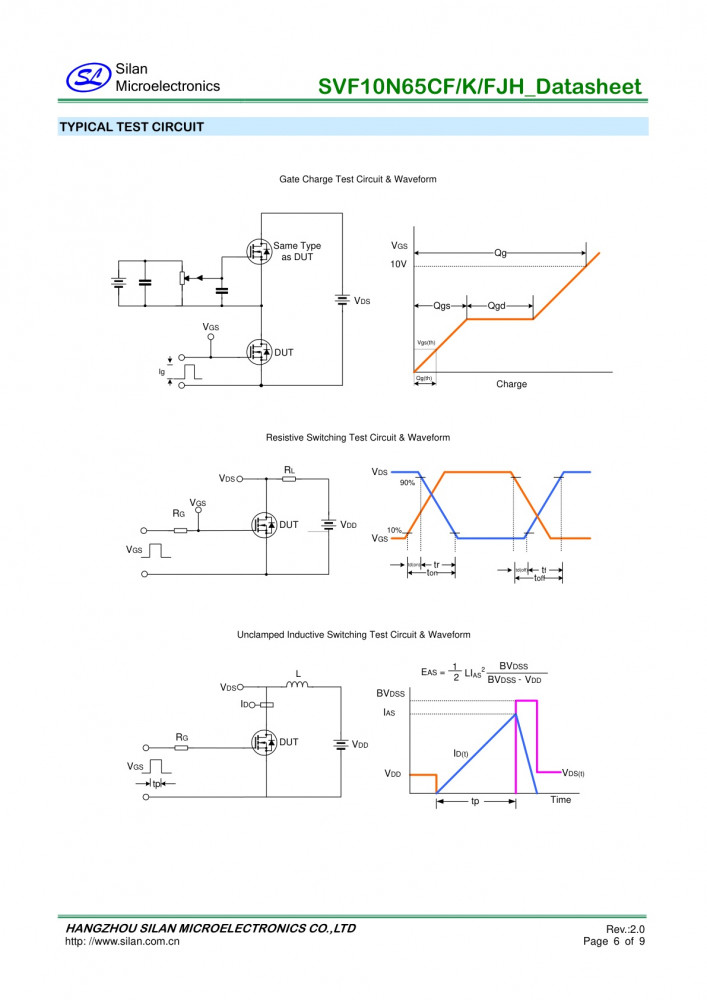 SVF10N65CF datasheet page 6