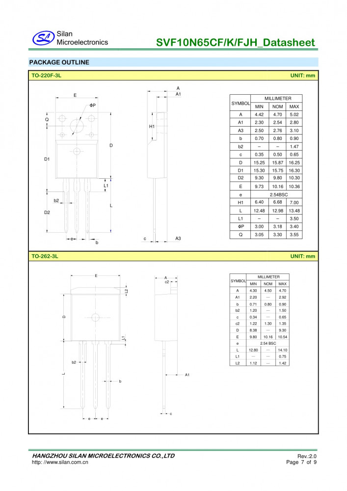 SVF10N65CF datasheet page 7