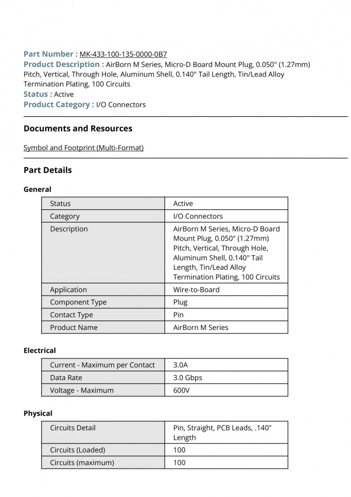 Product document preview, page 1