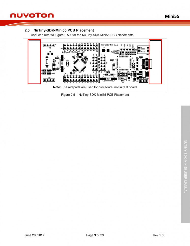 NuTiny-SDK-Mini55 manual page 9