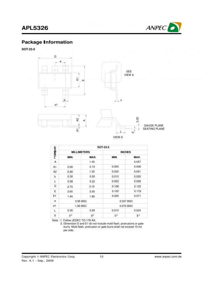 APL5326 datasheet page 10