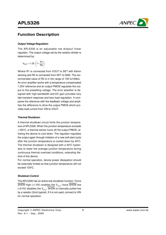 APL5326 datasheet page 8