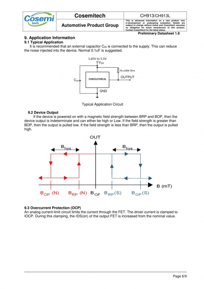 CH913LSR datasheet page 6