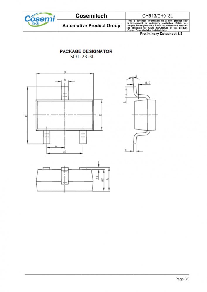 CH913LSR datasheet page 8