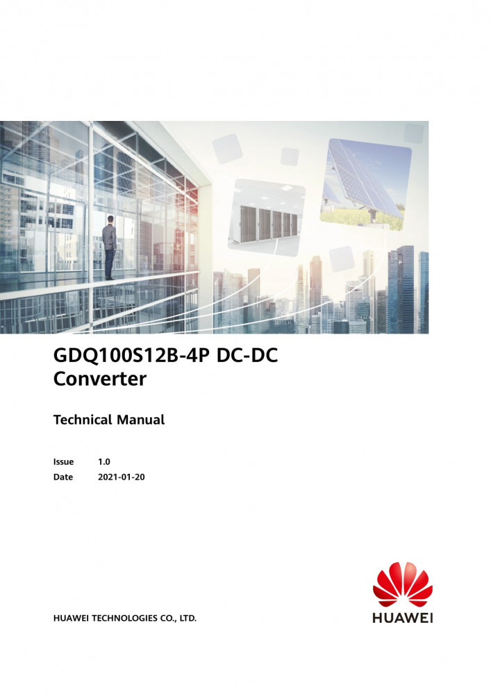GDQ100S12B-4P technical manual page 1