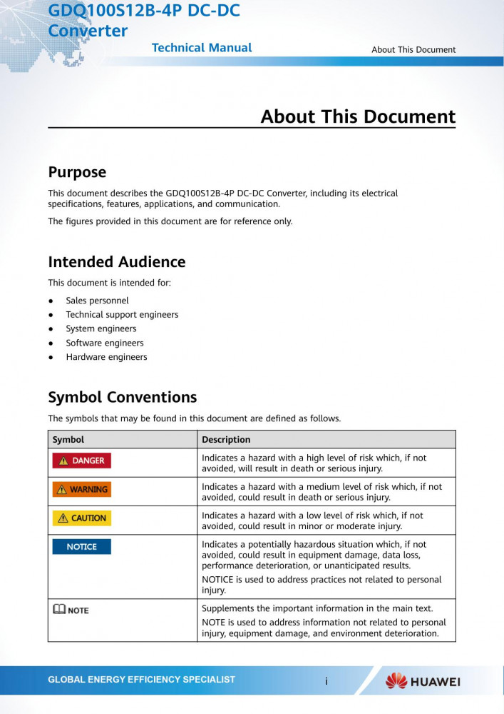GDQ100S12B-4P technical manual page 2