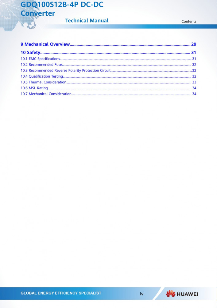 GDQ100S12B-4P technical manual page 5