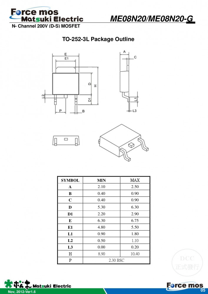 ME08N20-G datasheet page 5
