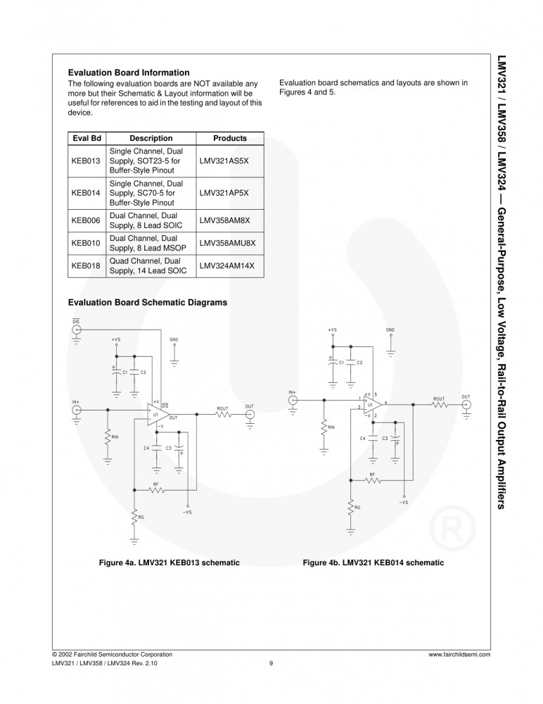 LMV321AS5X datasheet page 10