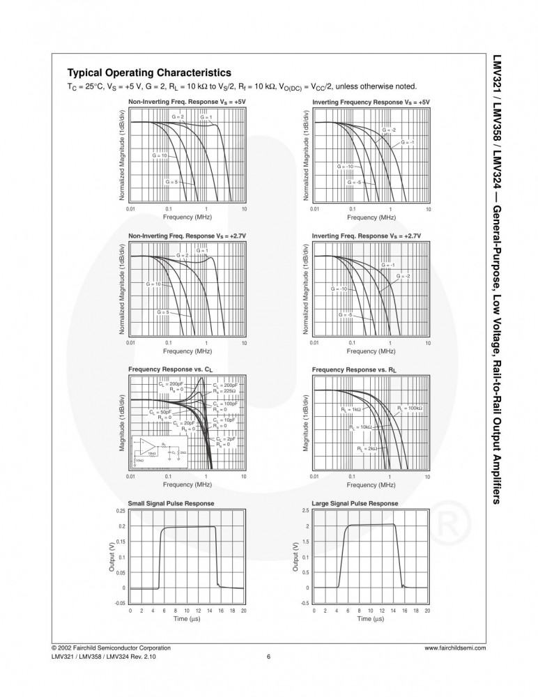 LMV321AS5X datasheet page 7