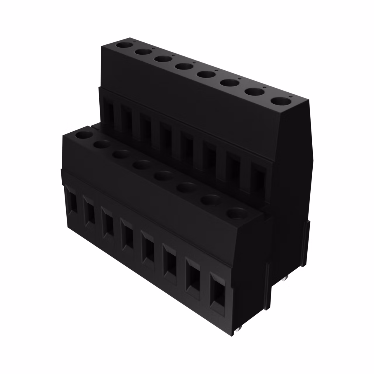 5.08mm Pitch Beau Eurostyle High Profile, Two Level Terminal Block, Modular, 16 Circuits for sale