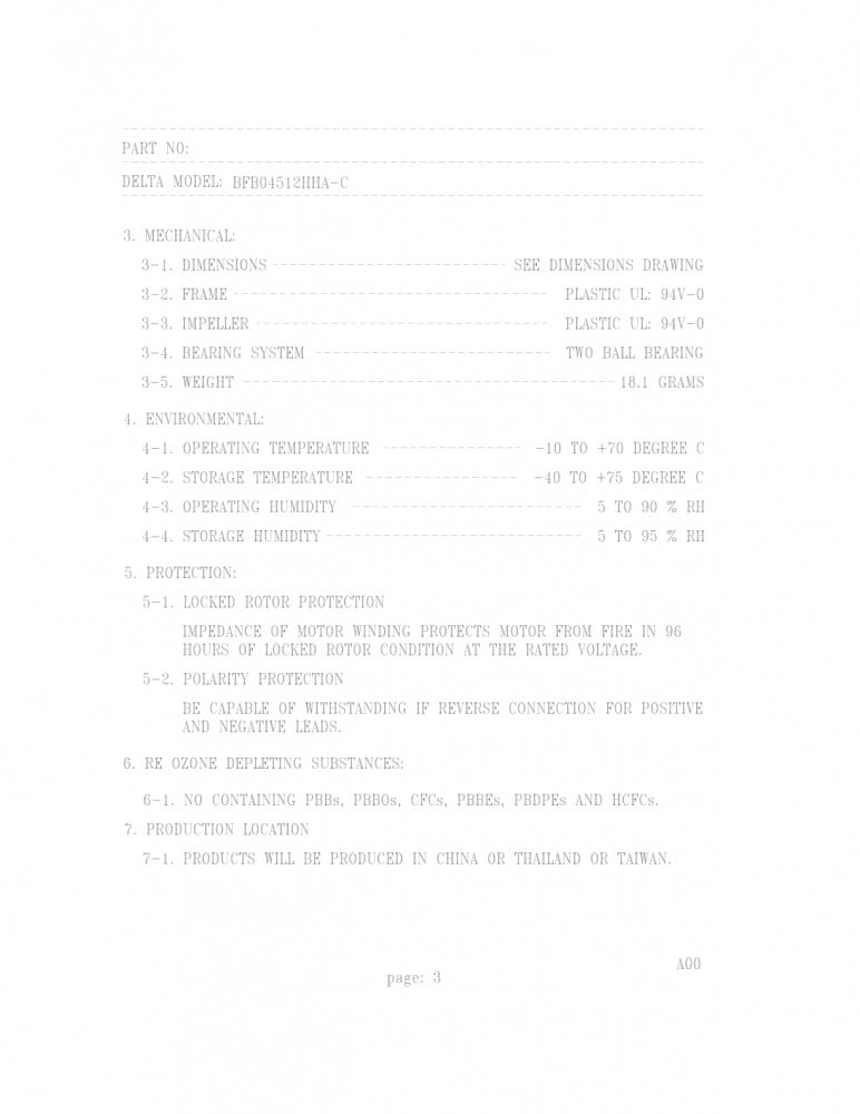 BFB04512HHA-C approval specification page 3