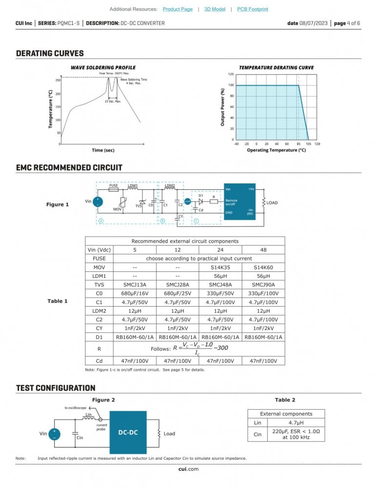 CUI PQMC1-S datasheet page 4