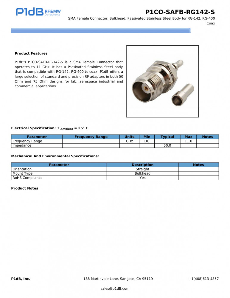P1CO-SAFB-RG142-S product document image