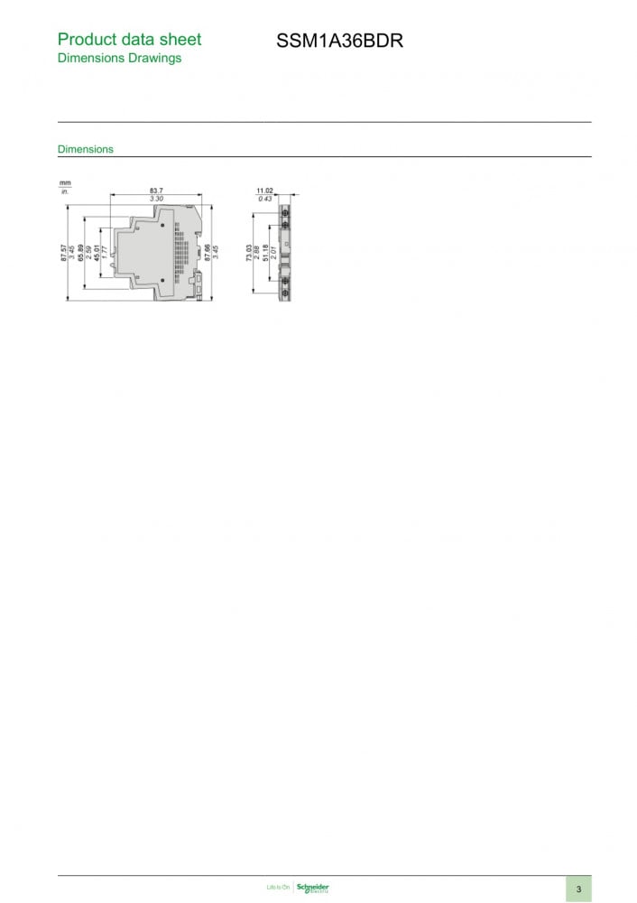 SSM1A36BDR technical document page 3